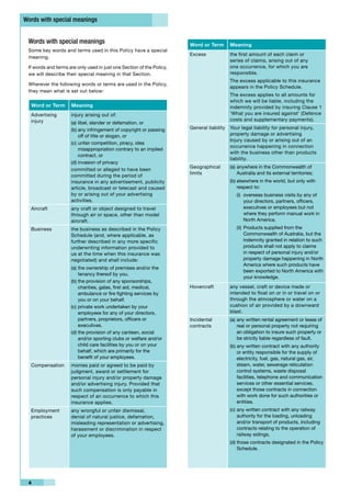 QBE Liability PDS | PDF | Motor Insurance | Insurance