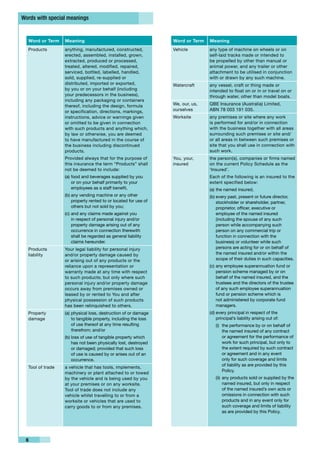 QBE Liability PDS | PDF | Motor Insurance | Insurance