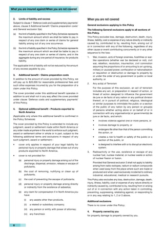 QBE Liability PDS | PDF | Motor Insurance | Insurance