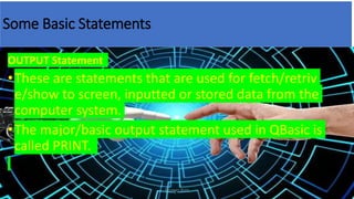 Qbesic programming class 9 | PPTX | Programming Languages | Computing