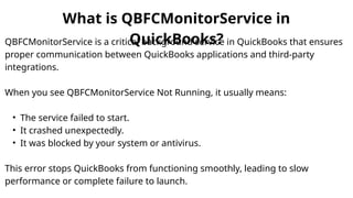 QBFCMonitorService Not Running Error.pptx