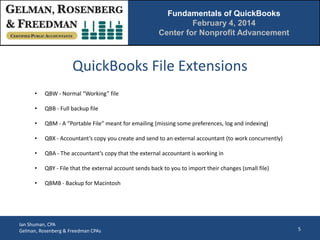 Fundamentals of QuickBooks | PPTX