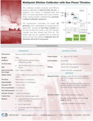 Multipoint dilution and permeation gas calibrators | PDF
