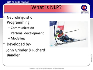 NLP (Neurolingusitic Programming for IT Professionals) | PPT