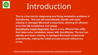 QuickBooks install diagnostic tool.pptx. | PPT