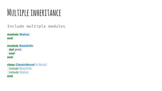 Ruby method lookup | PPTX | Programming Languages | Computing