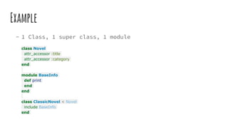 Ruby method lookup | PPTX | Programming Languages | Computing