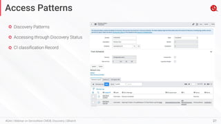 QBrainX - Webinar on ServiceNow CMDB Discovery | PDF