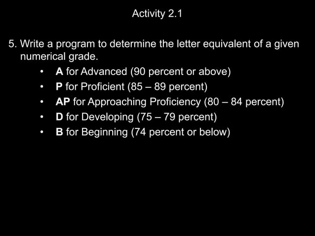 Qb Select Case Statement Ppt