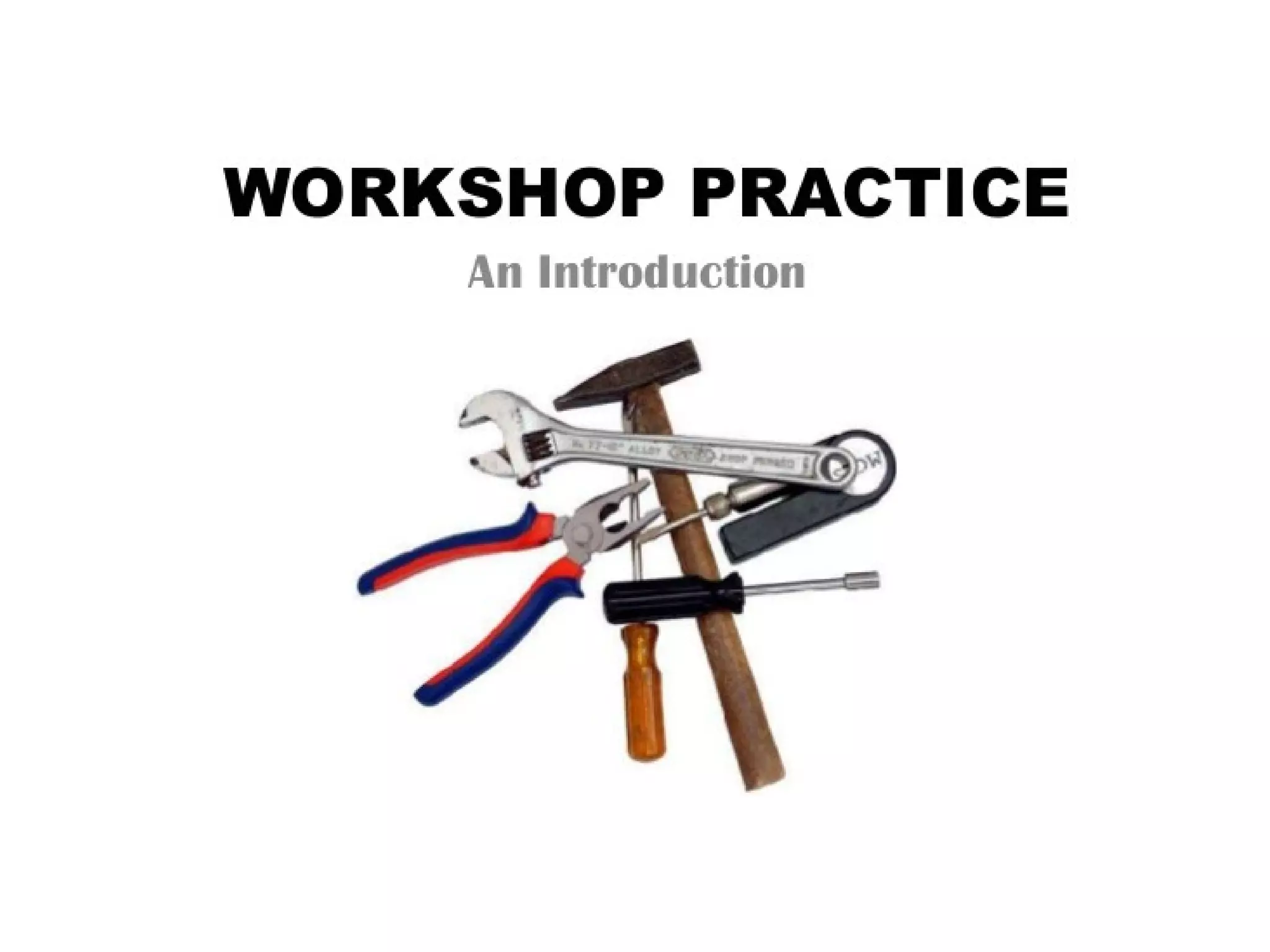 Fitting and assembling workshop | PPT
