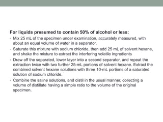 ALCOHOL ADMINISTRATION | PPT