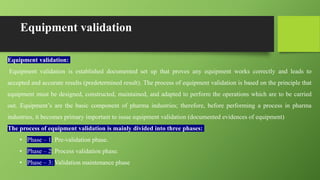 Pharmaceutical Instrument and Analytical Validation and Qualification ...