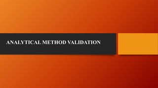 Pharmaceutical Instrument and Analytical Validation and Qualification ...