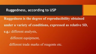 Pharmaceutical Instrument and Analytical Validation and Qualification ...