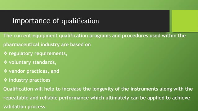 Pharmaceutical Instrument and Analytical Validation and Qualification ...