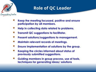 QC - Concept of working methodology for the | PPT