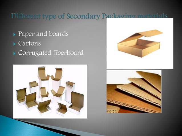 Quality control on secondary packaging materials | PPTX