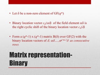 Quasi Cyclic LDPC codes - Algebraic Construction | PDF