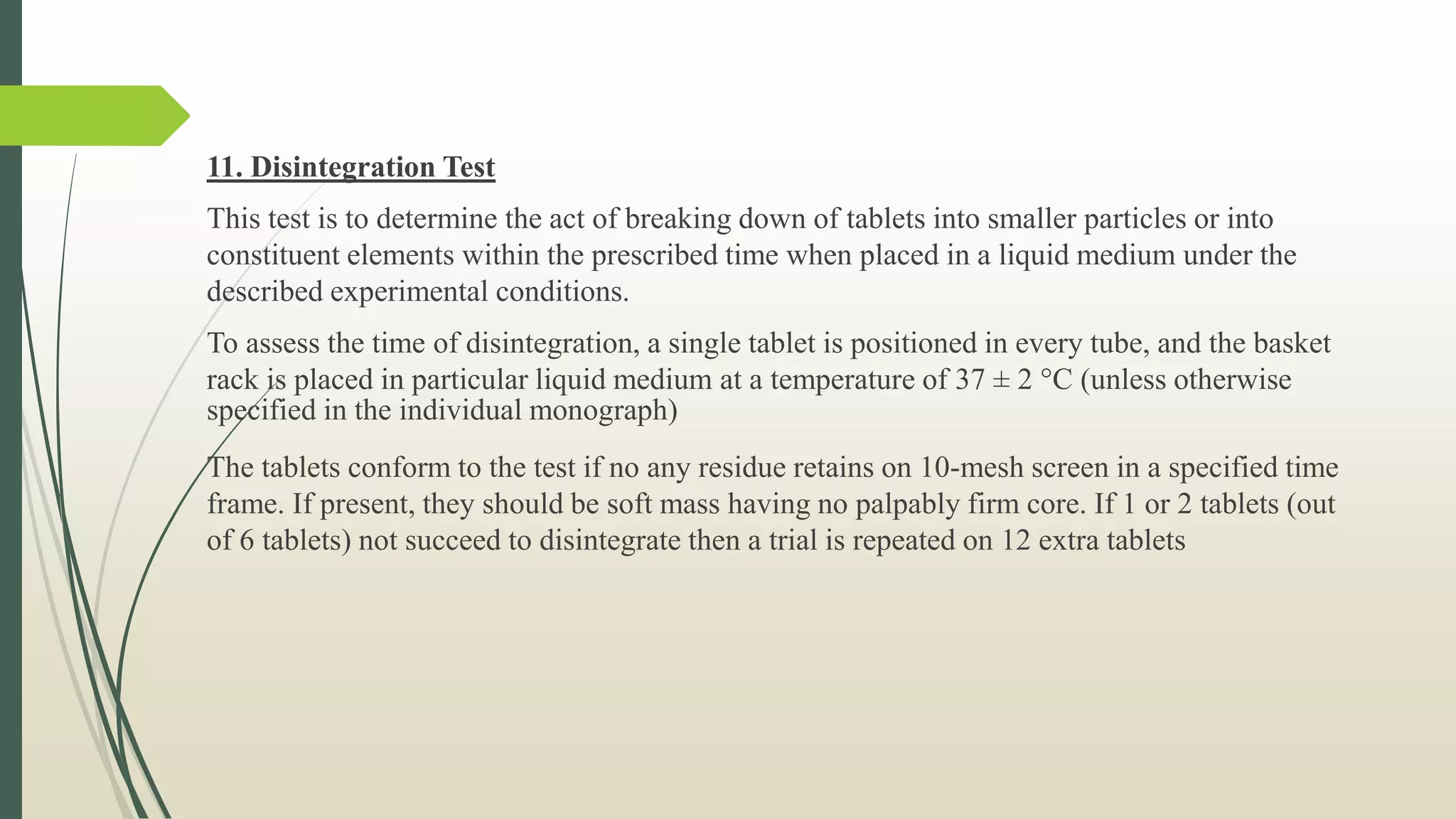 IPQC and FPQC tests for Tablets | PPTX