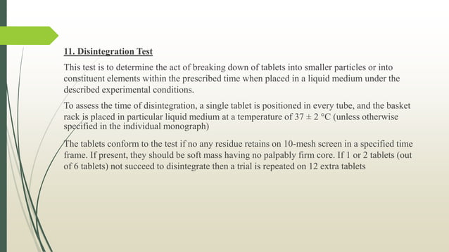 IPQC and FPQC tests for Tablets | PPTX | Pharmaceutical Industry ...