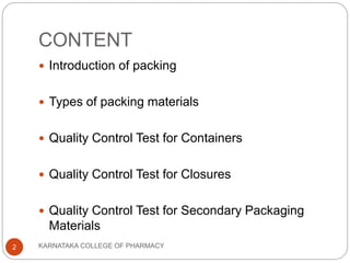 QC-QA S1 GOKULRAJ QUALITY CONTROL TEST FOR PACKAGING MATERIALS.pptx