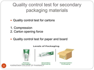 QC-QA S1 GOKULRAJ QUALITY CONTROL TEST FOR PACKAGING MATERIALS.pptx