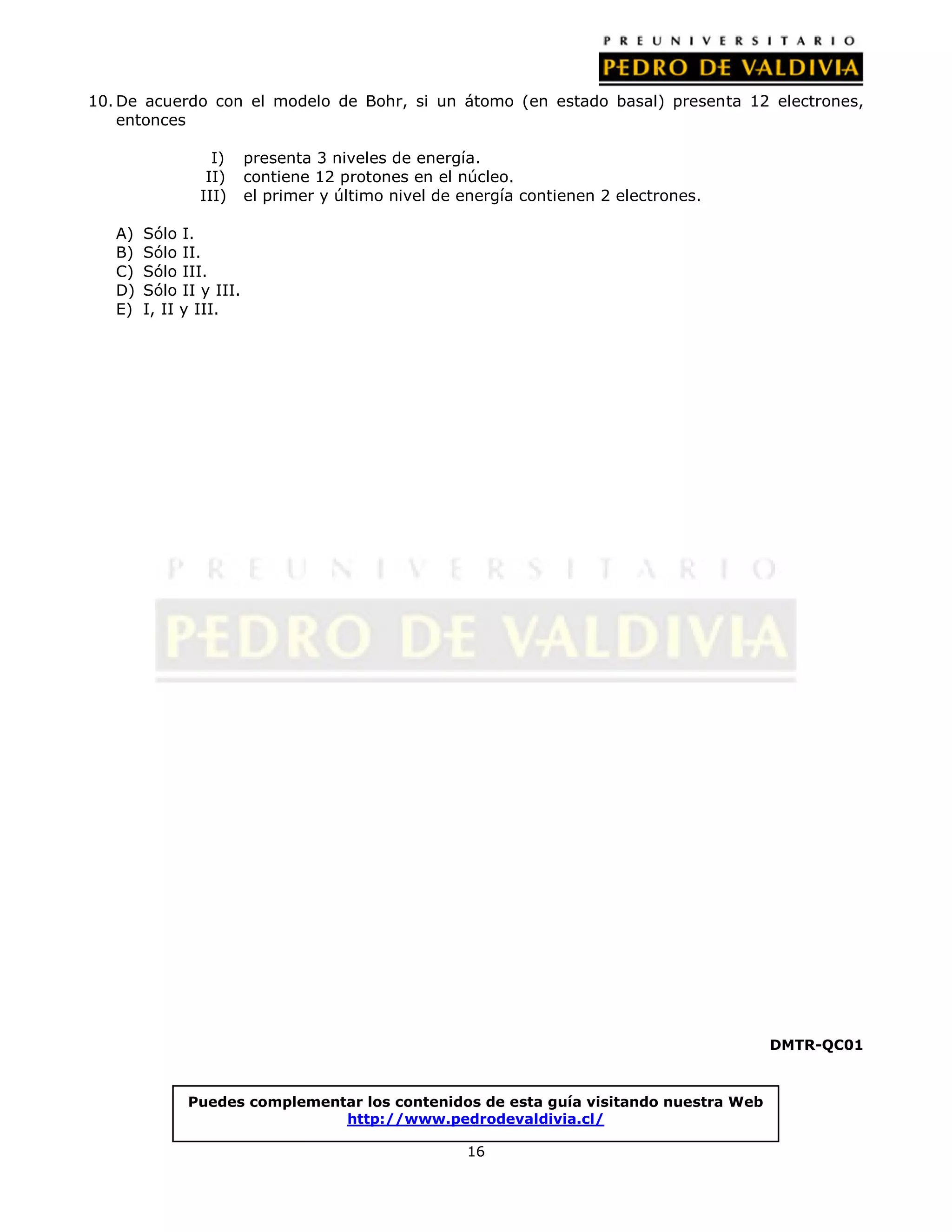 Los Modelos Atómicos QC01 | PDF