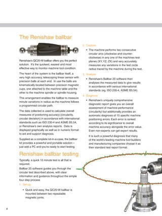 คาลิเบรท เครื่องจักร CNC ด้วย Renishaw QC20 Ballbar Calibration | PDF | Woodworking | Arts and ...