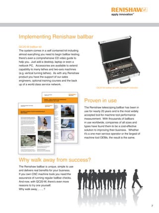 คาลิเบรท เครื่องจักร CNC ด้วย Renishaw QC20 Ballbar Calibration | PDF | Woodworking | Arts and ...