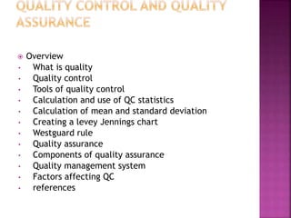 Qc and qa | PPT