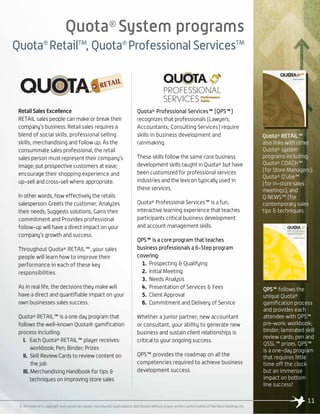 Quota Catalog 2013 | PDF