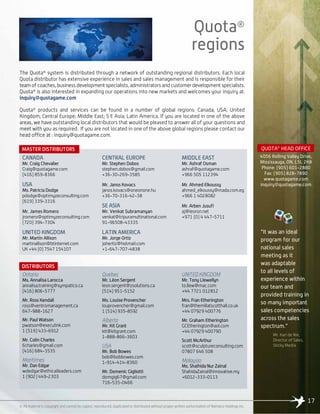 Quota Catalog 2013 | PDF