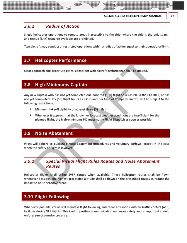 Standard Operating Procedures Manual | PDF | Air Travel | Travel Type