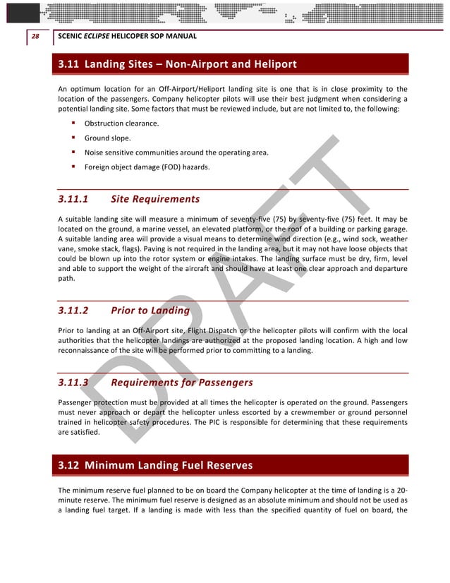 Standard Operating Procedures Manual | PDF | Air Travel | Travel Type