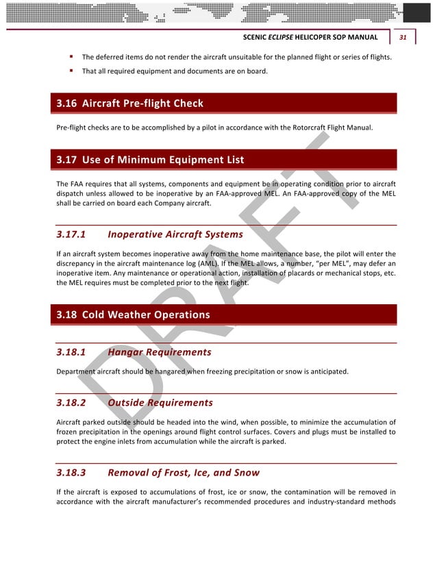 Standard Operating Procedures Manual | PDF | Air Travel | Travel Type