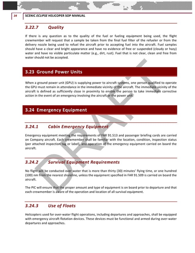 Standard Operating Procedures Manual | PDF | Air Travel | Travel Type