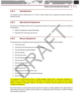 Standard Operating Procedures Manual | PDF