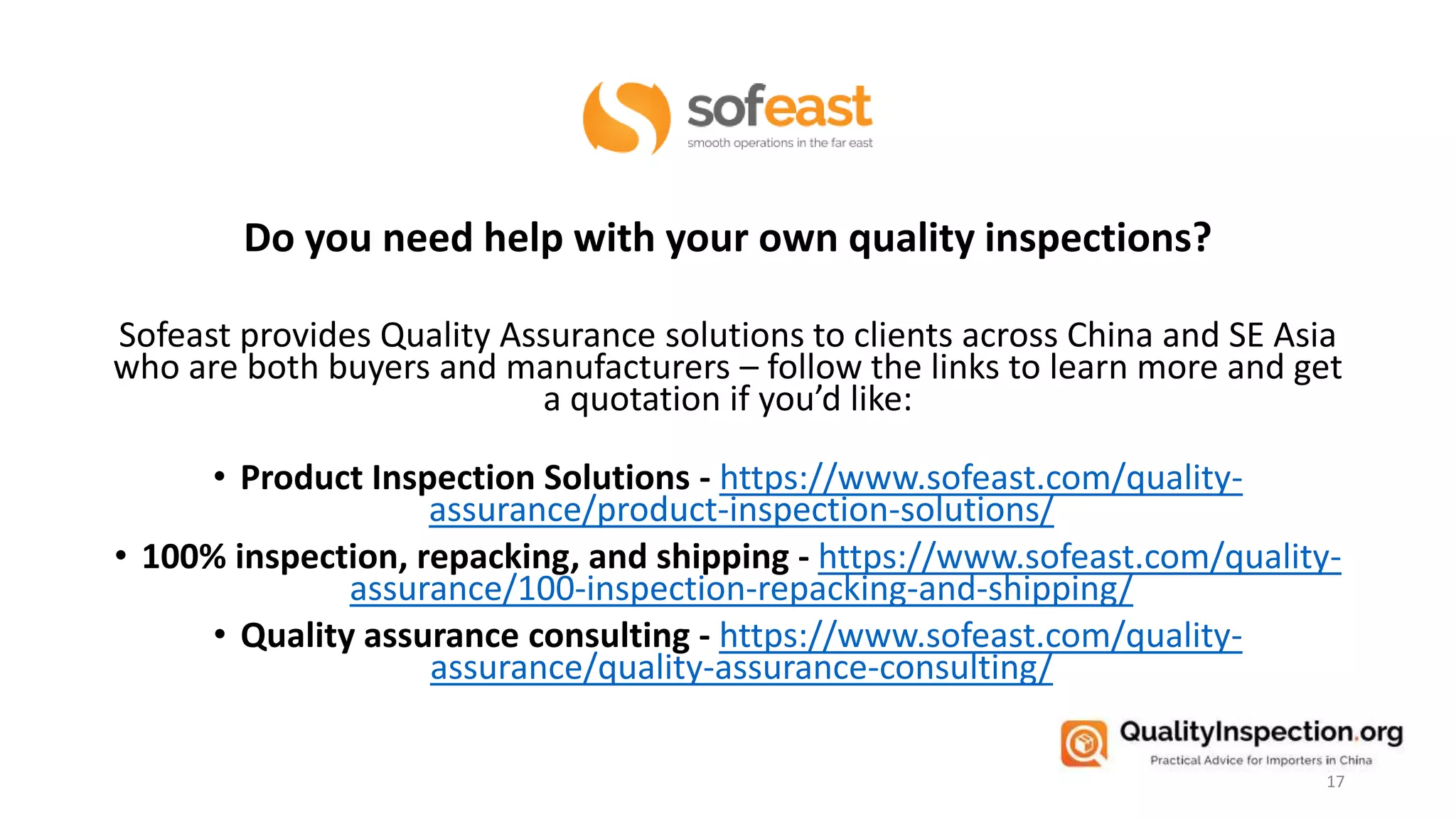 Quality Control Basics (Part 3): When To Do Product Quality Inspections ...