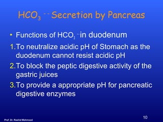 Stages & regulation of pancreatic secretion | PPT