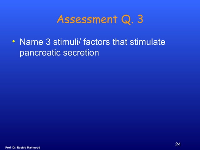 Stages & regulation of pancreatic secretion | PPT