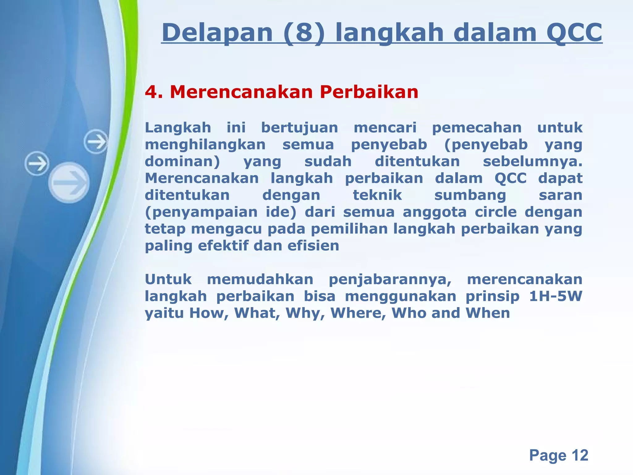 QCC (Quality Control Circle) | PPT