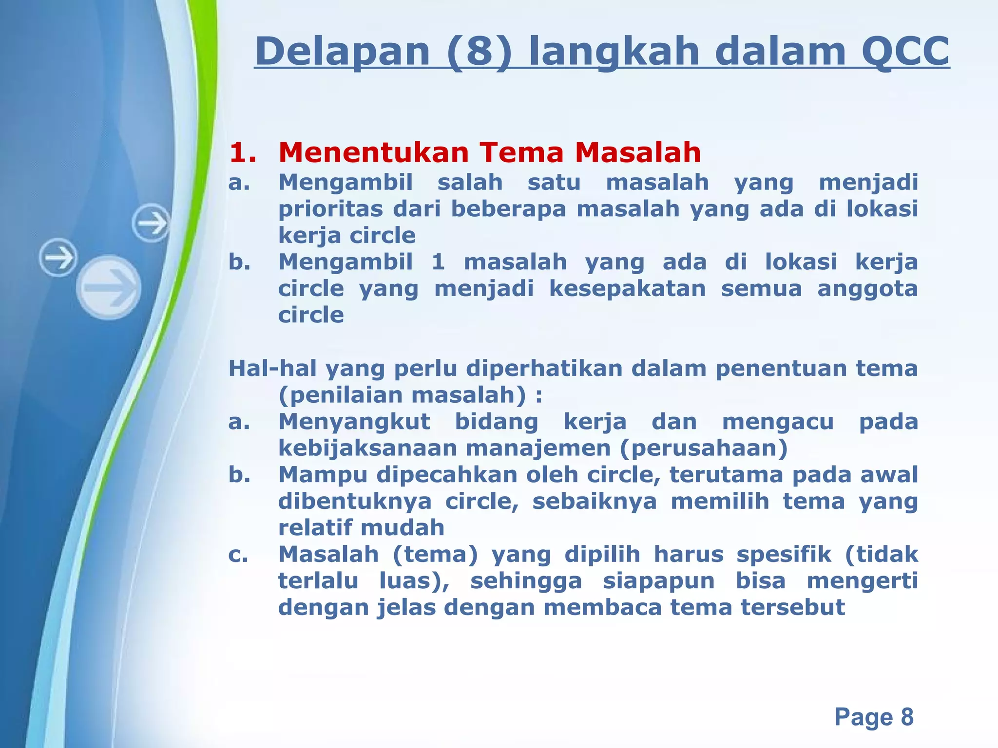 QCC (Quality Control Circle) | PPT