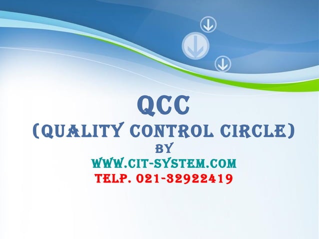 QCC (Quality Control Circle) | PPT