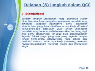 QCC (Quality Control Circle) | PPT