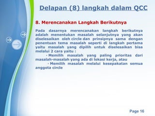 QCC (Quality Control Circle) | PPT