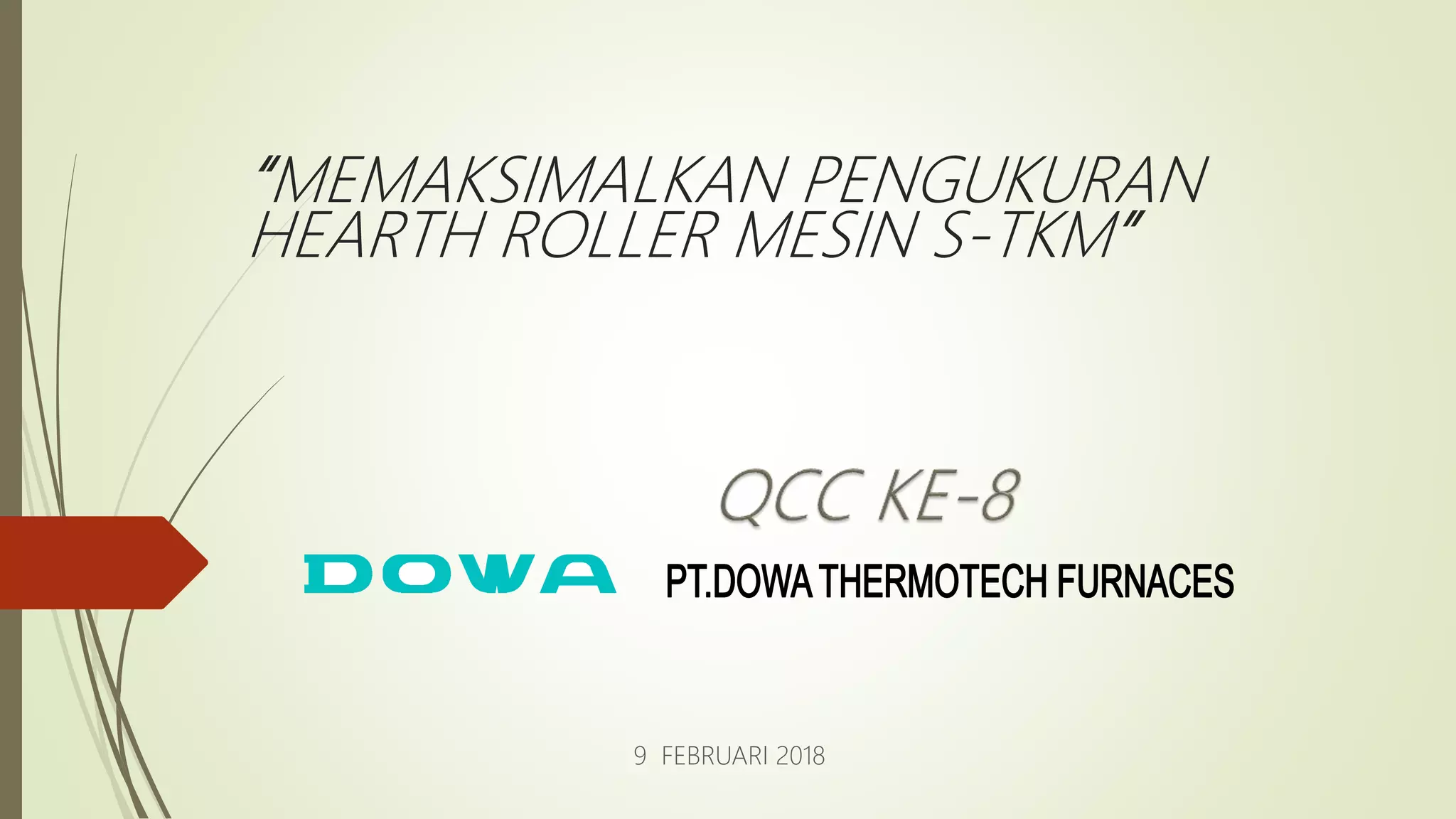 Powerpoint Lomba QCC Di perusahaan | PPTX