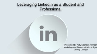 Linkedin for Students and Professionals | PPTX