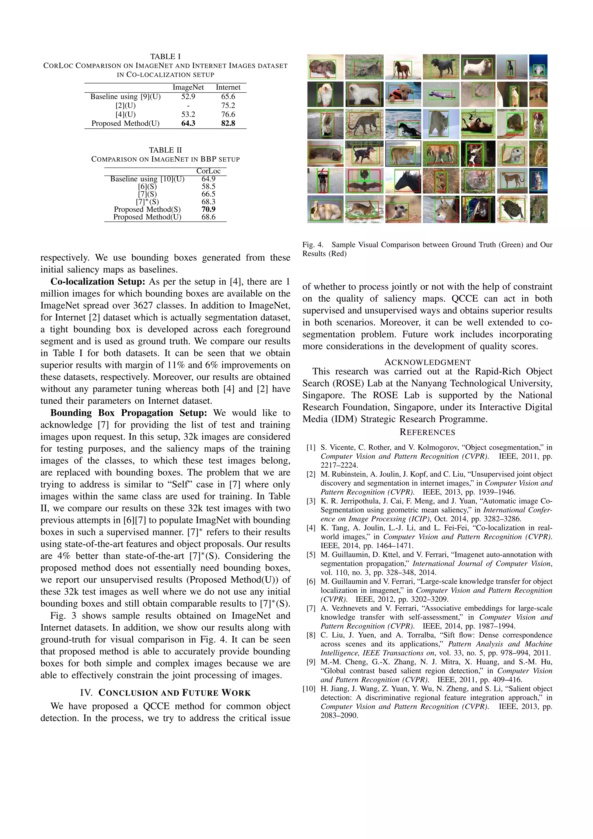 Qcce quality constrained co saliency estimation for common object detection | PDF