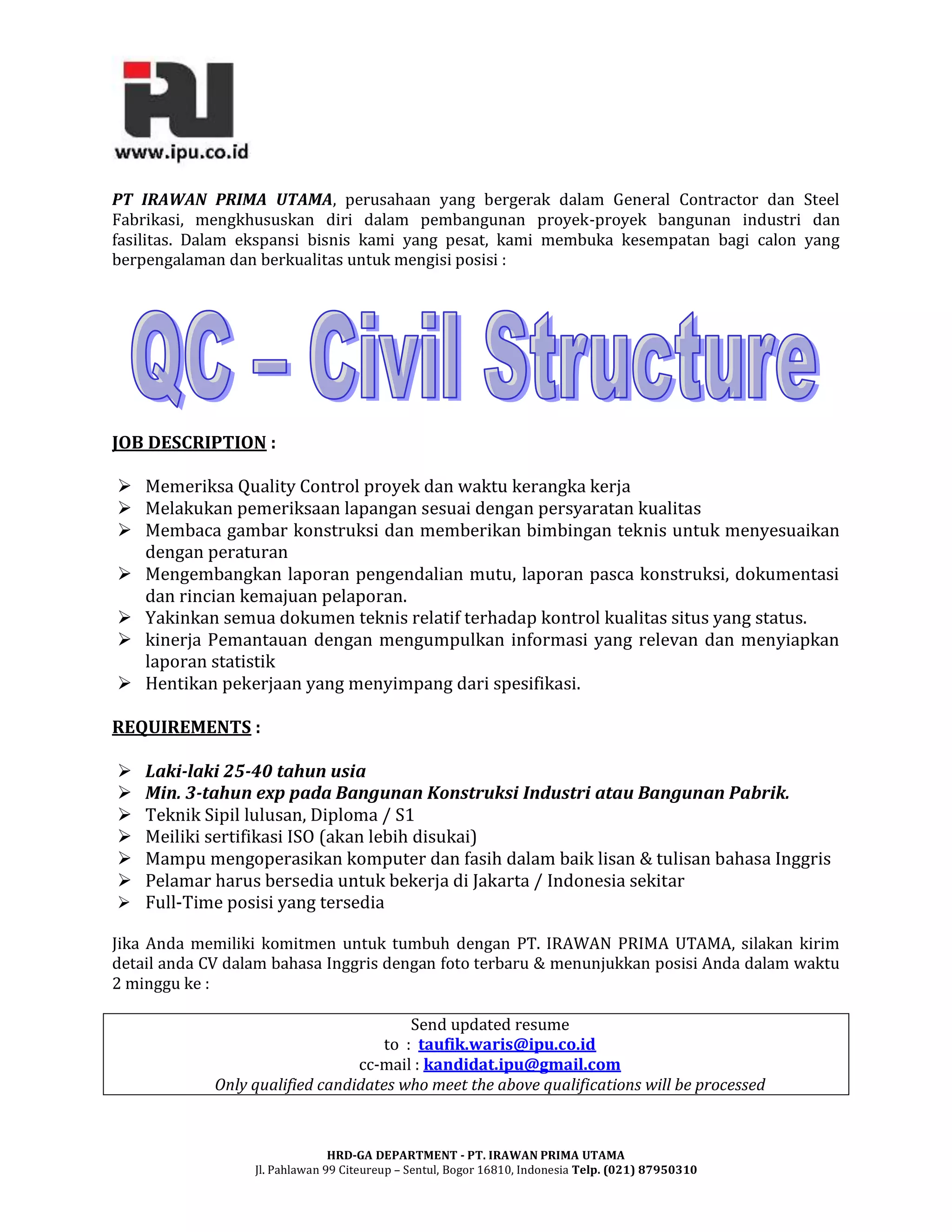 QC CIVIL-STRUCTURE | PDF