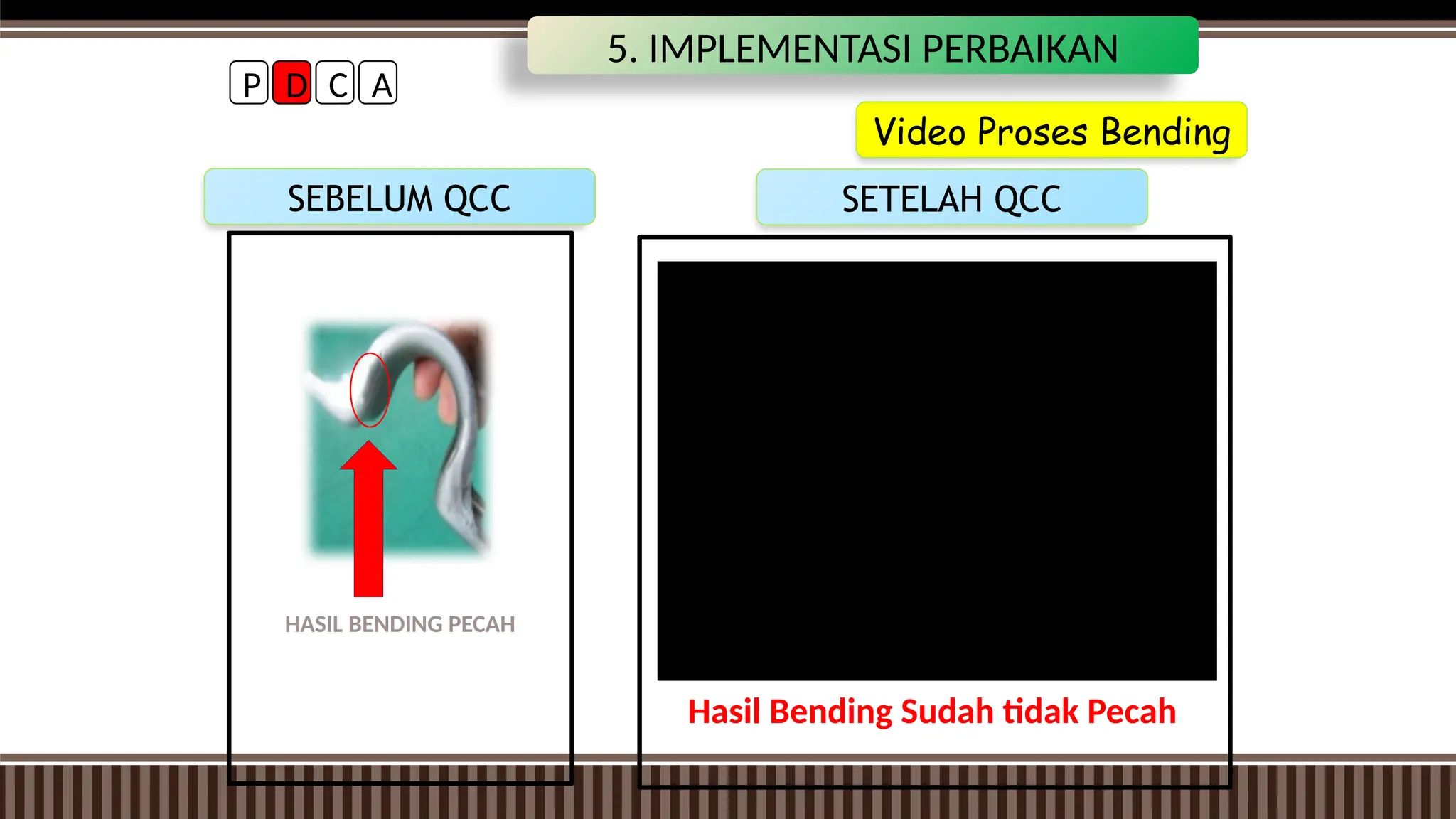 QCC PROJECT -template contoh Manufaktur PT | PPTX